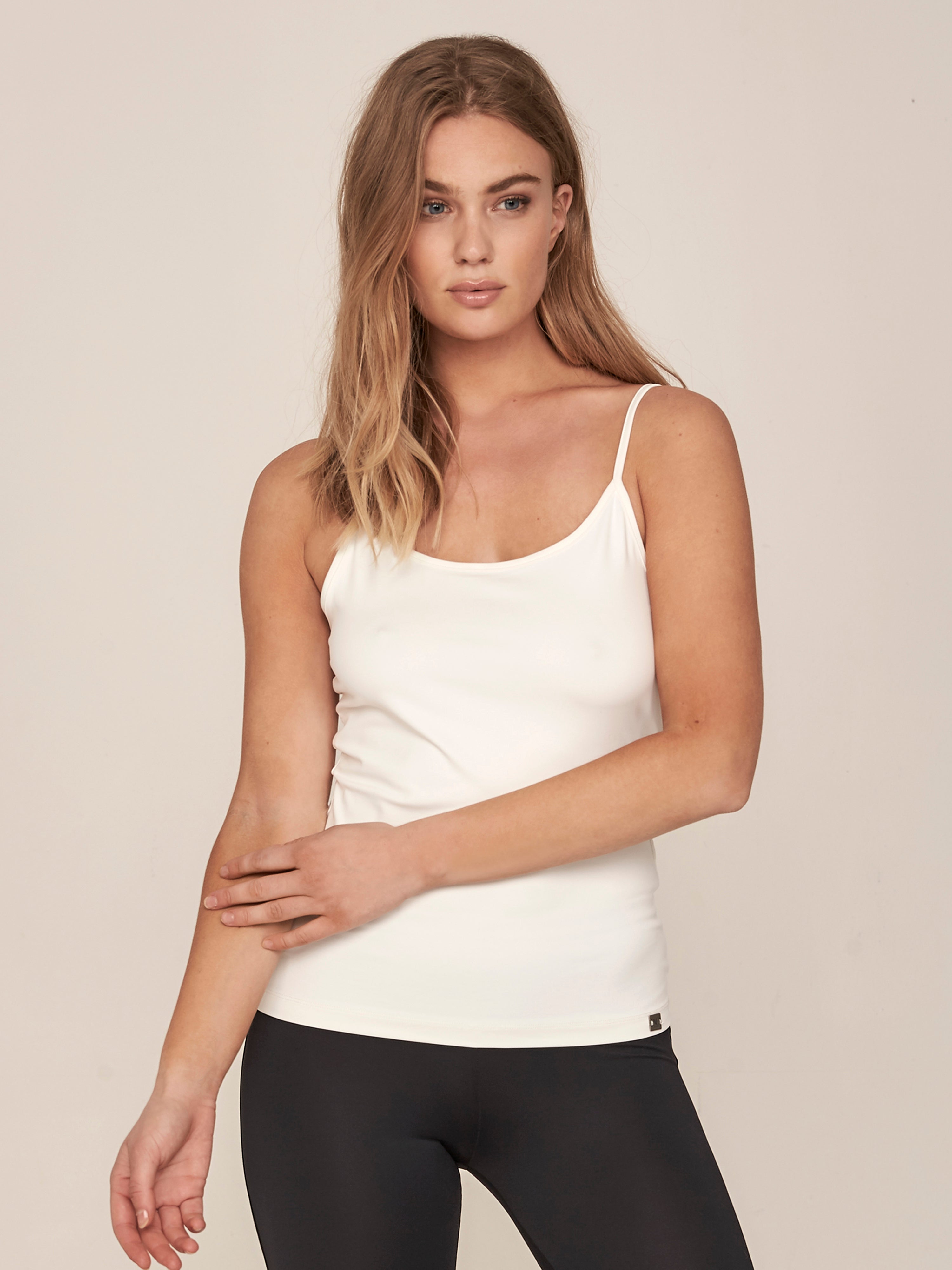 Run Top Mit Trägern Creme NÜ Denmark De